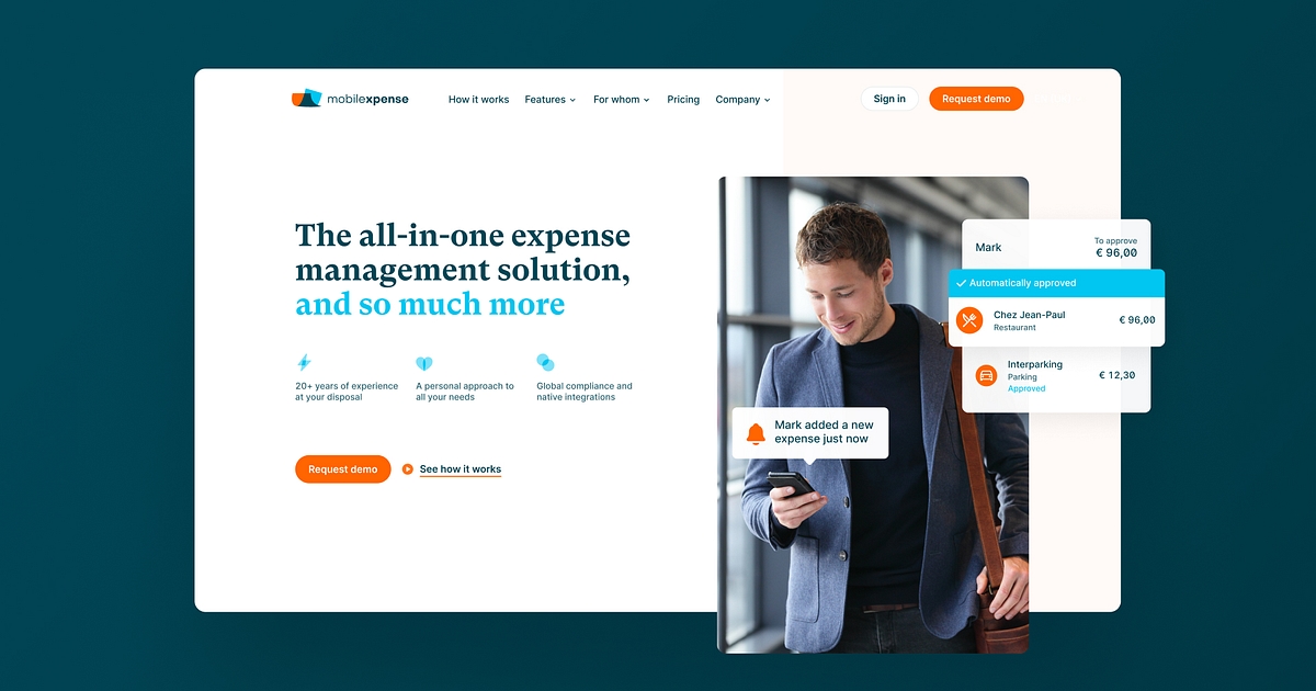 A refreshing brand & website for Mobilexpense - Leap Forward